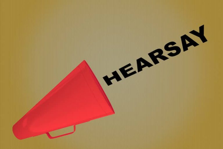 Hearsay Evidence - Present Sense Impression